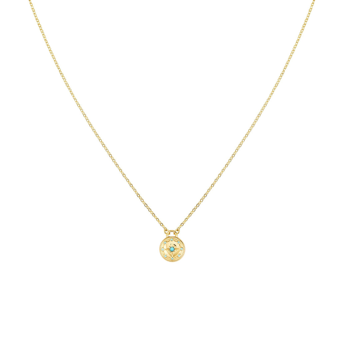 Sasha Compass Necklace – Bijoux De Mimi